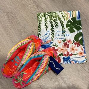 FARM Rio | Shoes | Farm Rio Crochet Flip Flop Sandals Nwt | Poshmark